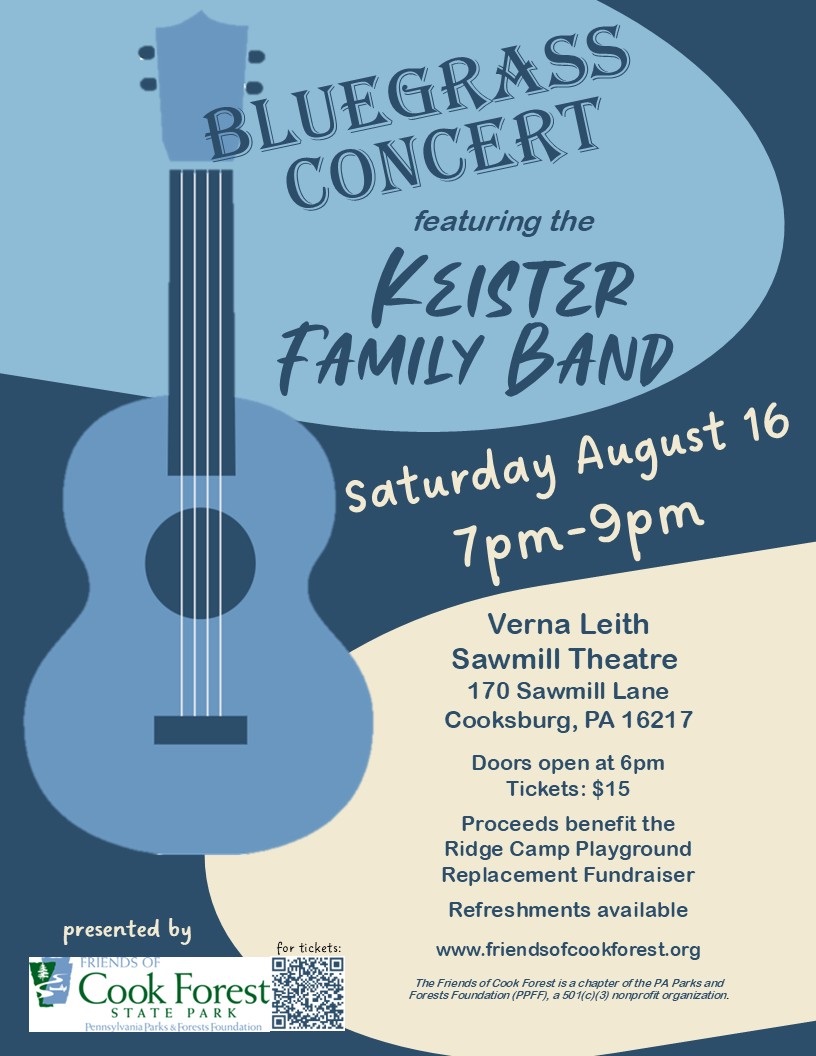 Bluegrass 2025 | Cook Forest Sawmill Center for the Arts